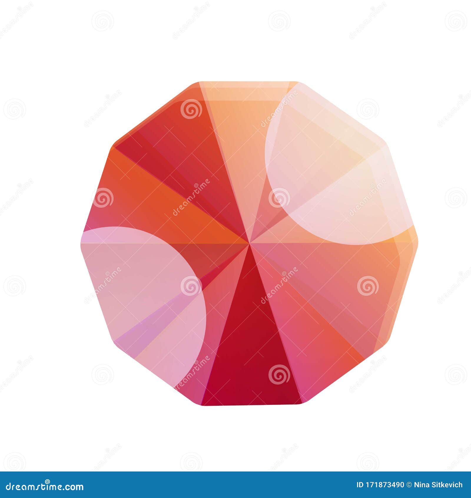 Carat Ruby Icon, Cartoon Style Stock Vector - Illustration of crystal ...