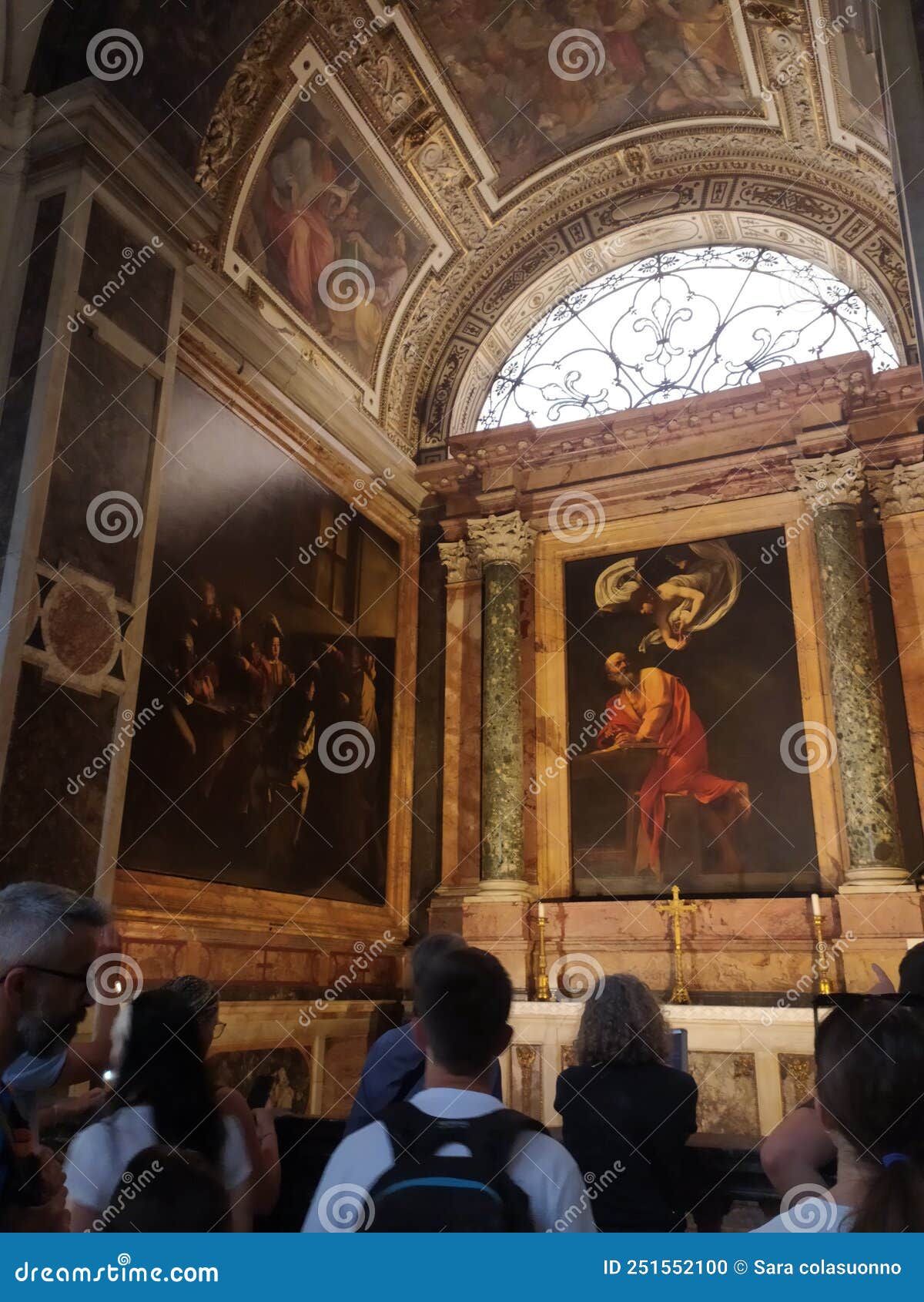 Caravaggio Paintings in Church in Rome Editorial Image - Image of ...