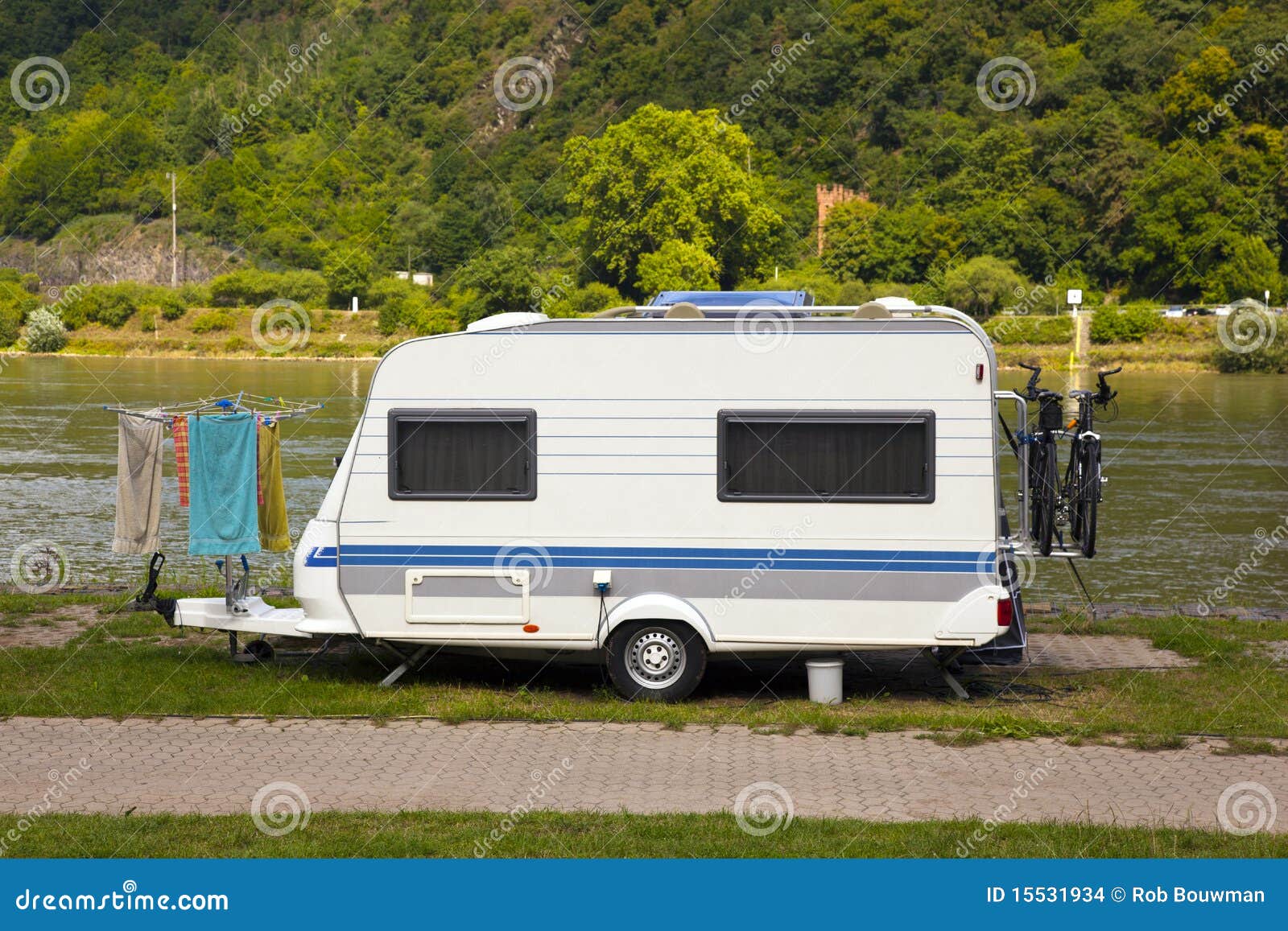 Caravan stock photo. Image of tourism, travel, outdoors - 15531934