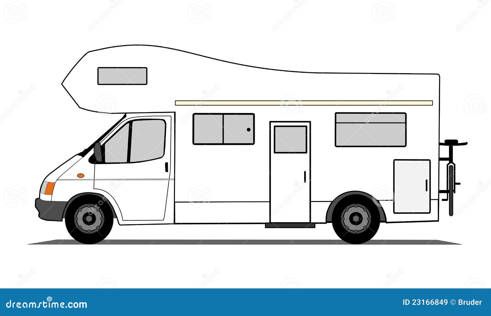 Caravan Cartoon Vector | CartoonDealer.com #23166849