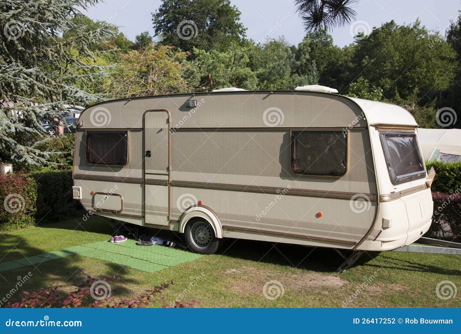 Caravan stock photo. Image of tourist, white, home, vehicle - 26417252