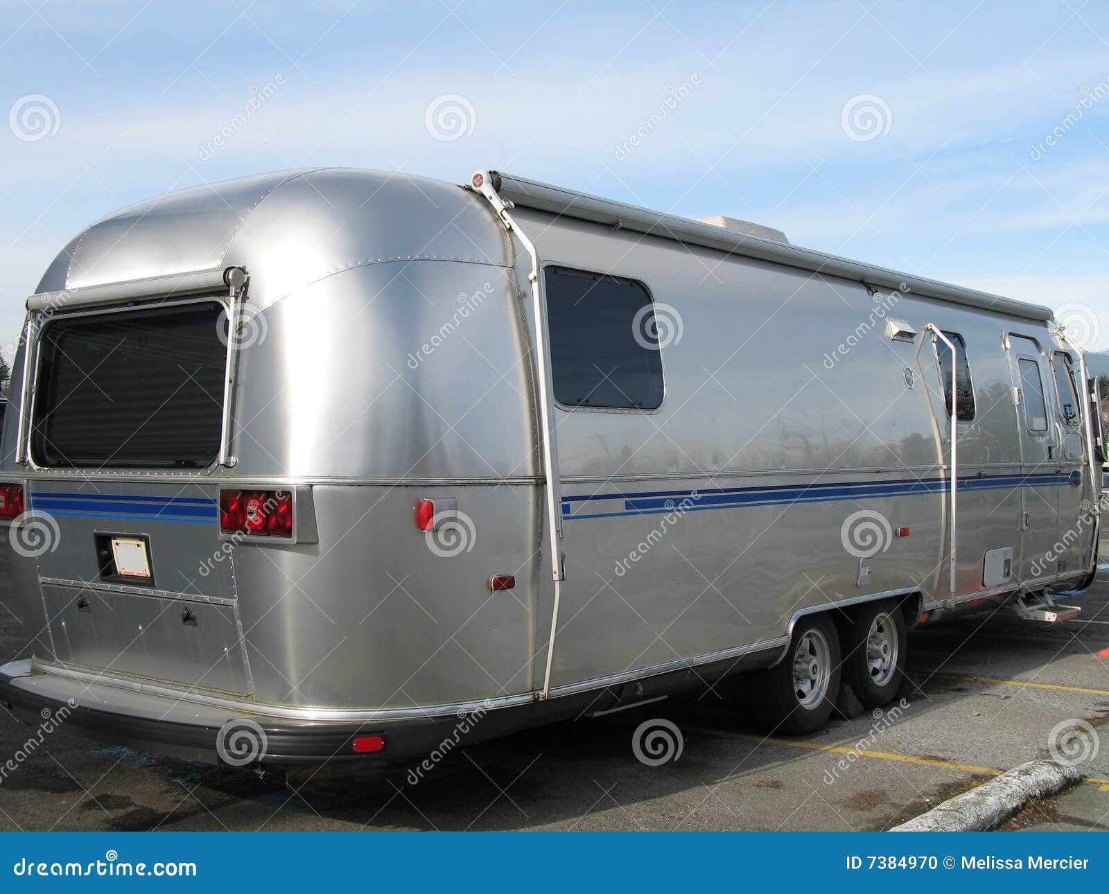 Caravan stock photo. Image of gray, caravan, rustic, asphalt - 7384970