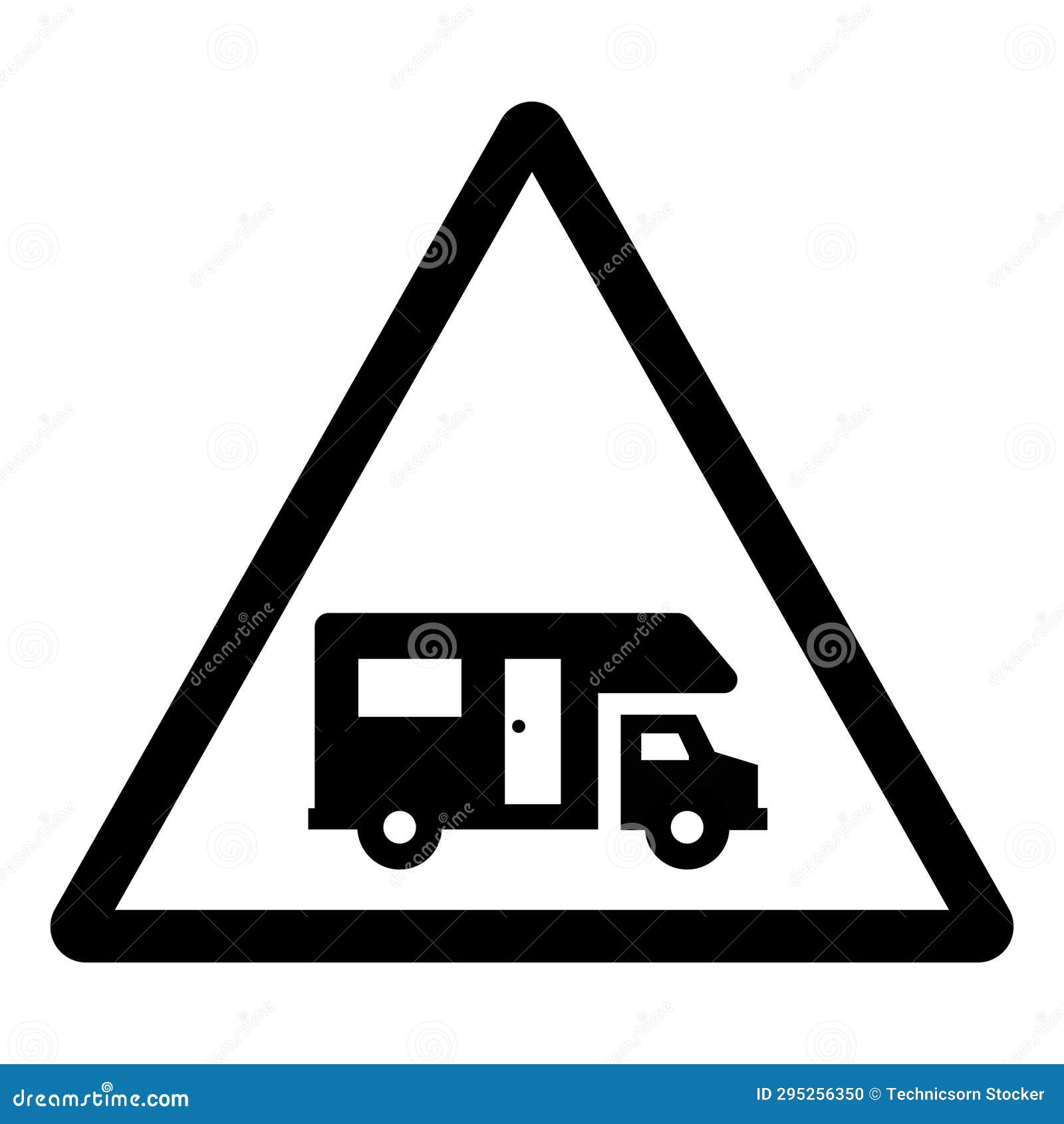 Caravan Area Symbol Sign ,Vector Illustration, Isolate on White ...