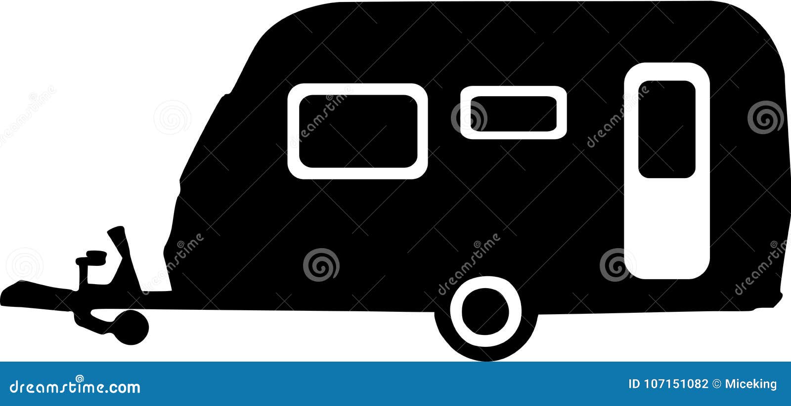 Caravan Icon Vector Isolated On White Background, Caravan Sign ...