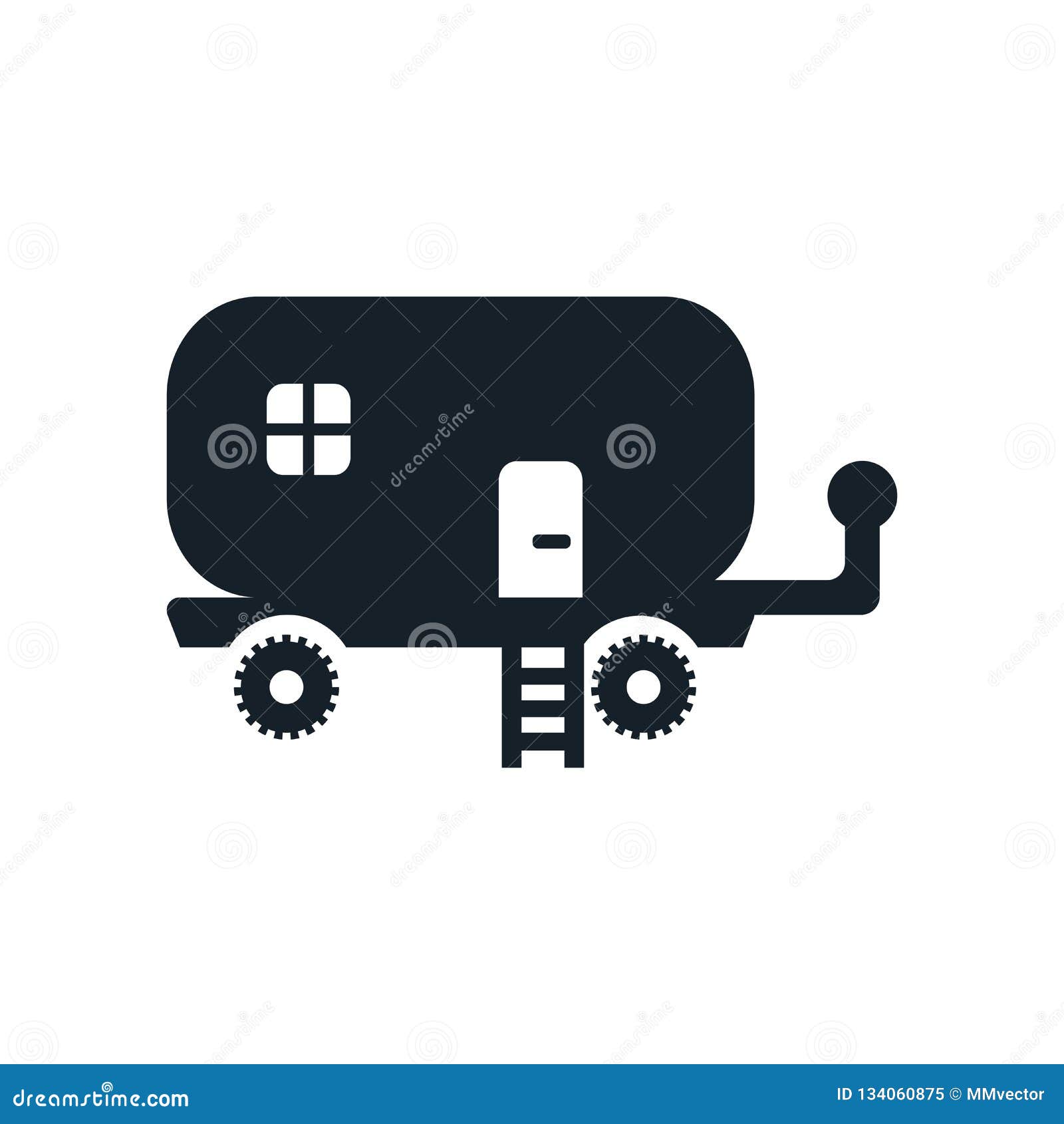 Caravan Icon Vector Isolated on White Background, Caravan Sign Stock ...
