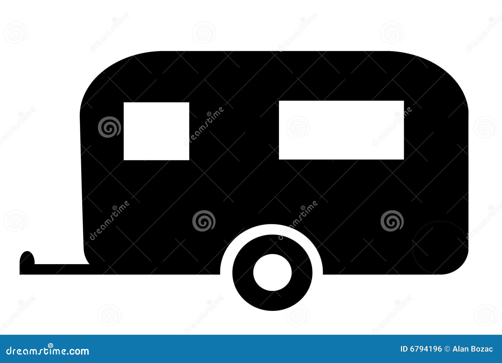 Caravan Sign Royalty-Free Illustration | CartoonDealer.com #6794196
