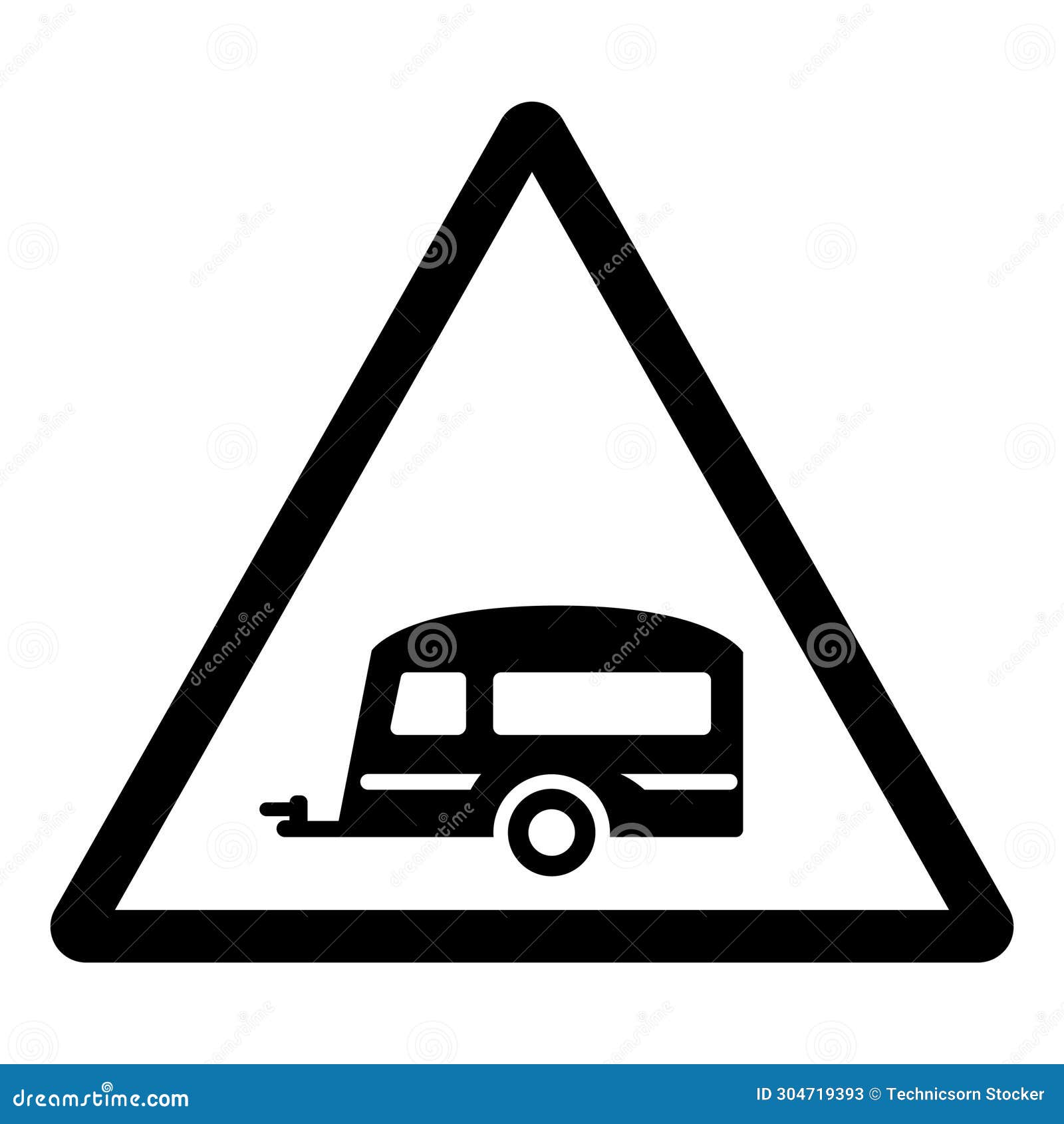 Caravan Symbol Sign,Vector Illustration, Isolate on White Background ...