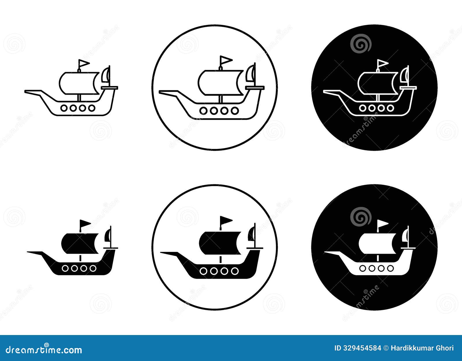 Caravel Icon. Trendy Caravel Logo Concept On White Background Fr Vector ...