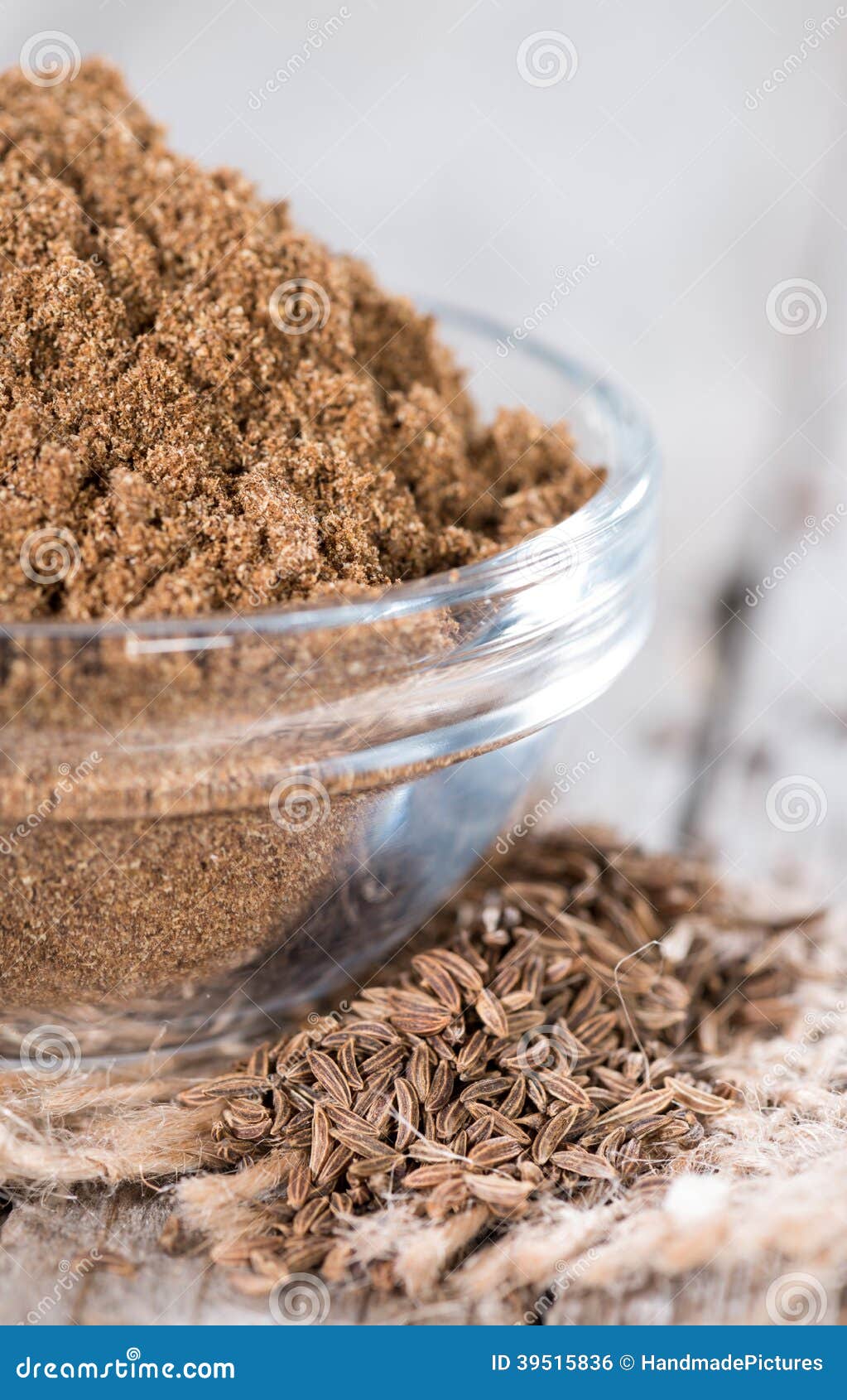Caraway Powder in a bowl stock photo. Image of powder - 39515836