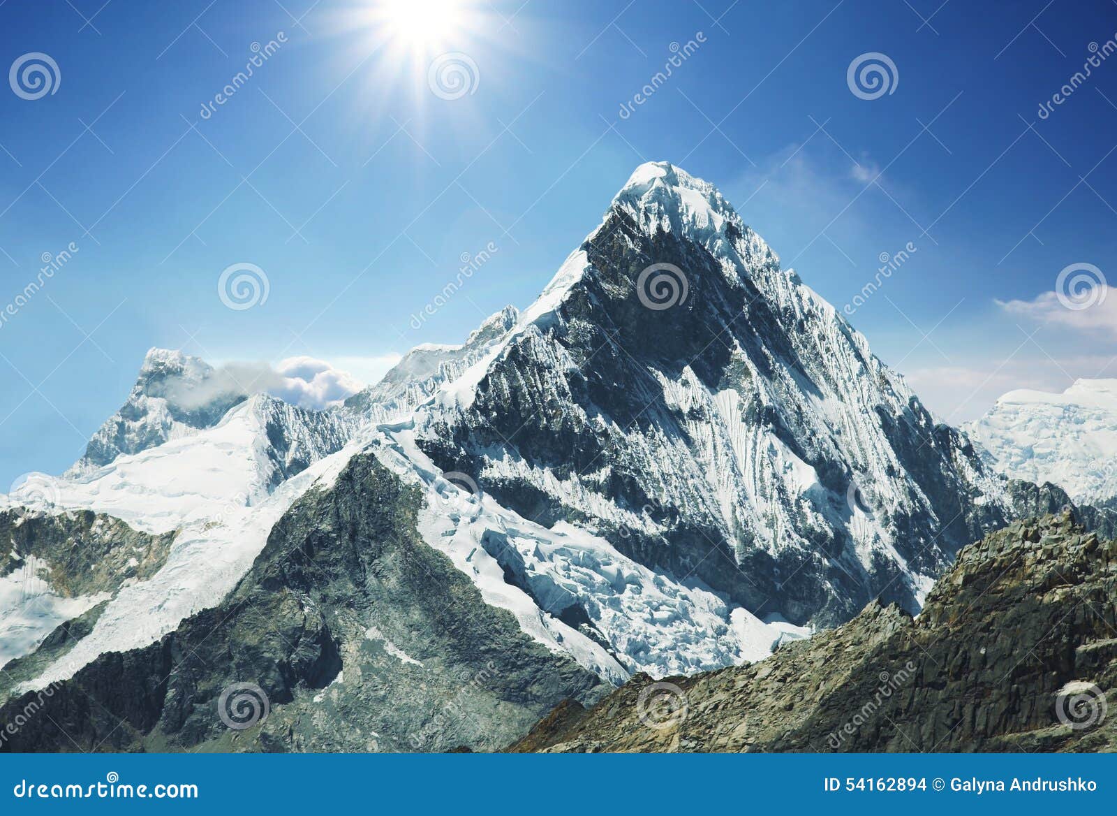 Caraz stock photo. Image of rocks, landscape, snow, white - 54162894
