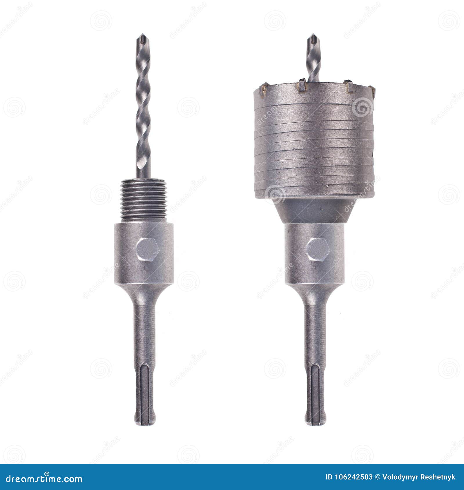 Carbide Core Drill Bit for Concrete Stock Image - Image of isolated ...