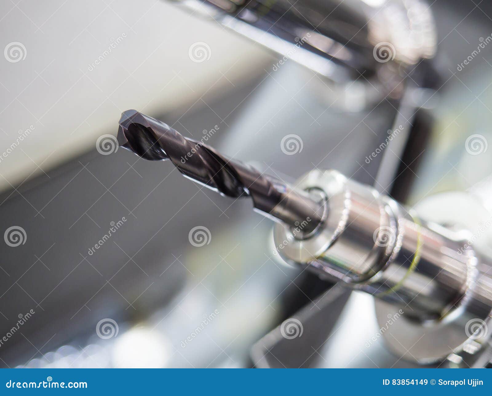 Carbide Cutting Tool for Cutting Precision Part Stock Image - Image of ...