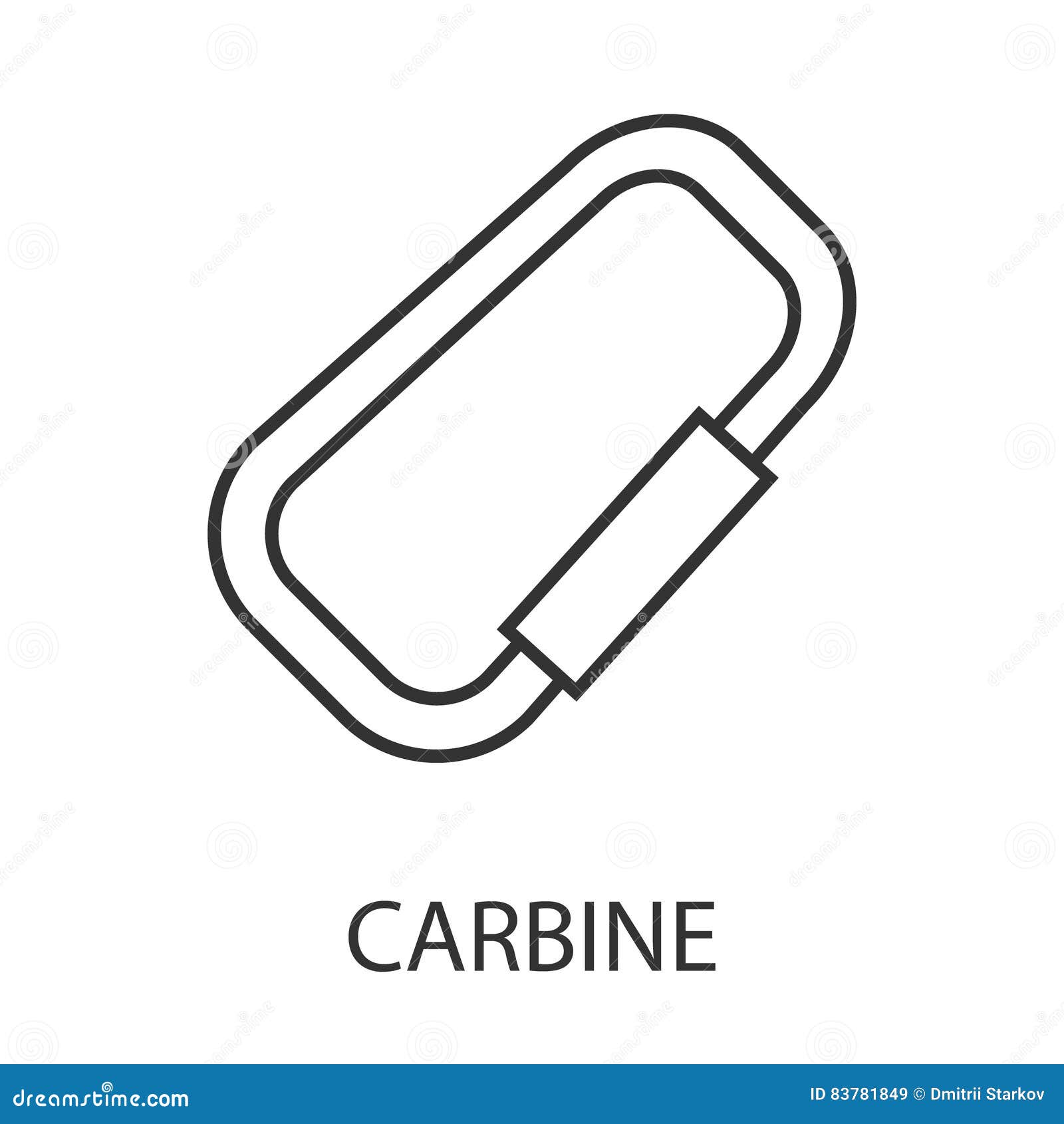 M4 Carbine Icon. Weapon And Army Symbol. Isolated Vector Image For ...