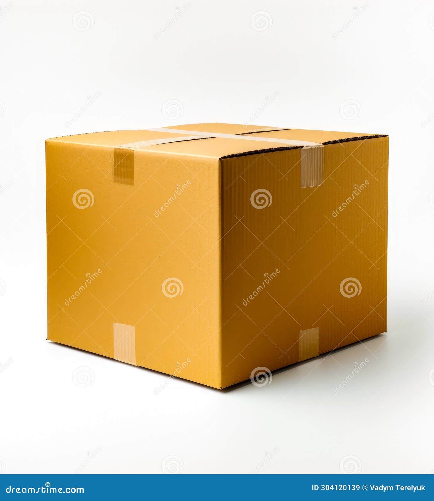 Carboard Box for Delivery. Carton Closed Package Stock Illustration ...