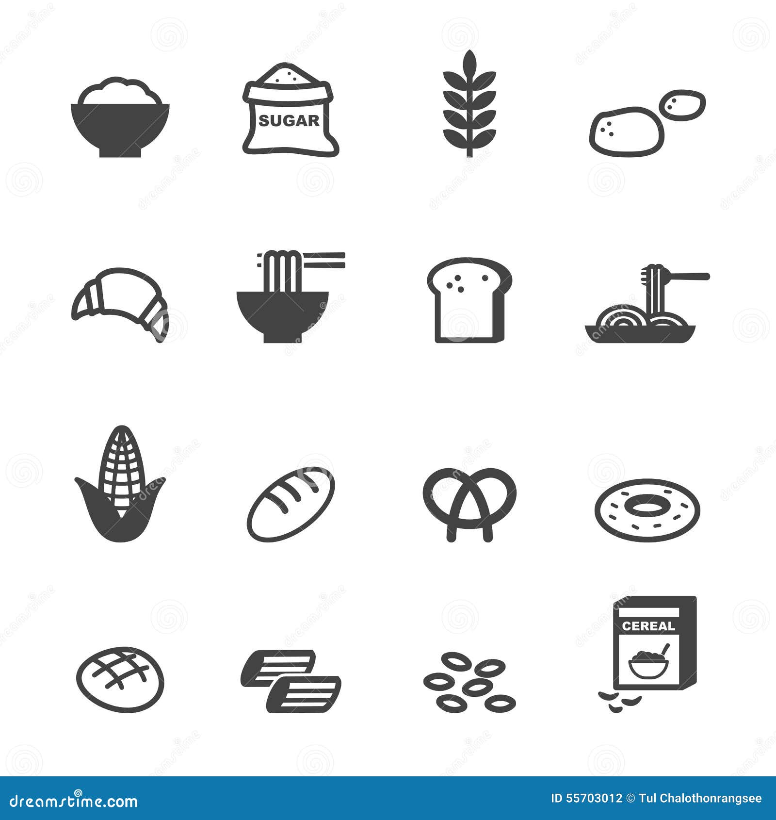 Carbohydrate food icons stock vector. Illustration of natural - 55703012 Carbohydrate food icons stock vector. Illustration of natural - 55703012