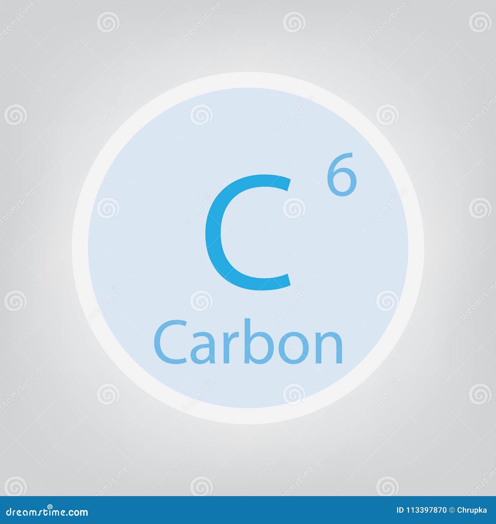Carbon C Chemical Element Icon Stock Vector - Illustration of weight ...