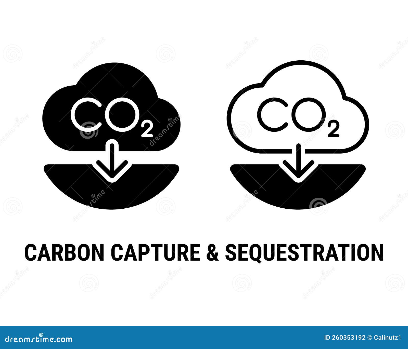 Carbon Capture and Sequestration Vector Icon Illustration Concept Stock ... Carbon Capture and Sequestration Vector Icon Illustration Concept Stock ...
