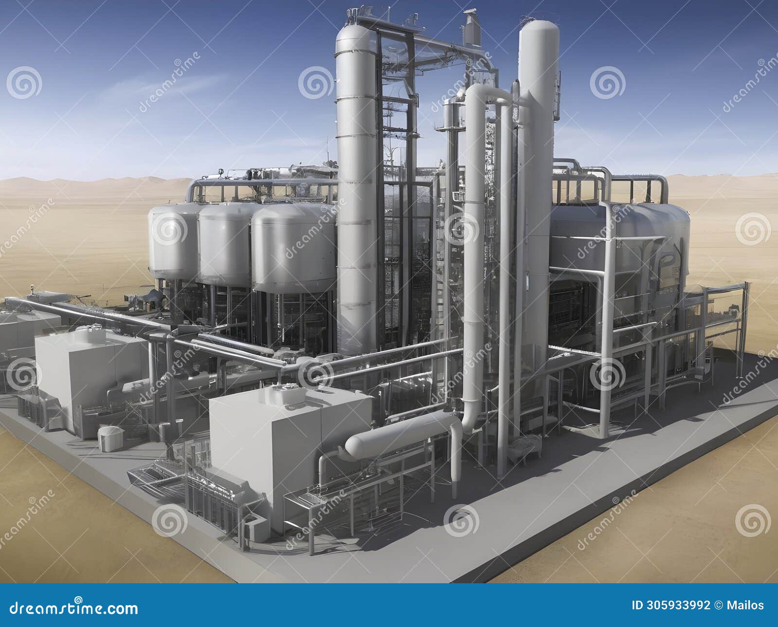 Carbon Capture and Storage Systems Stock Photo - Image of generated ...