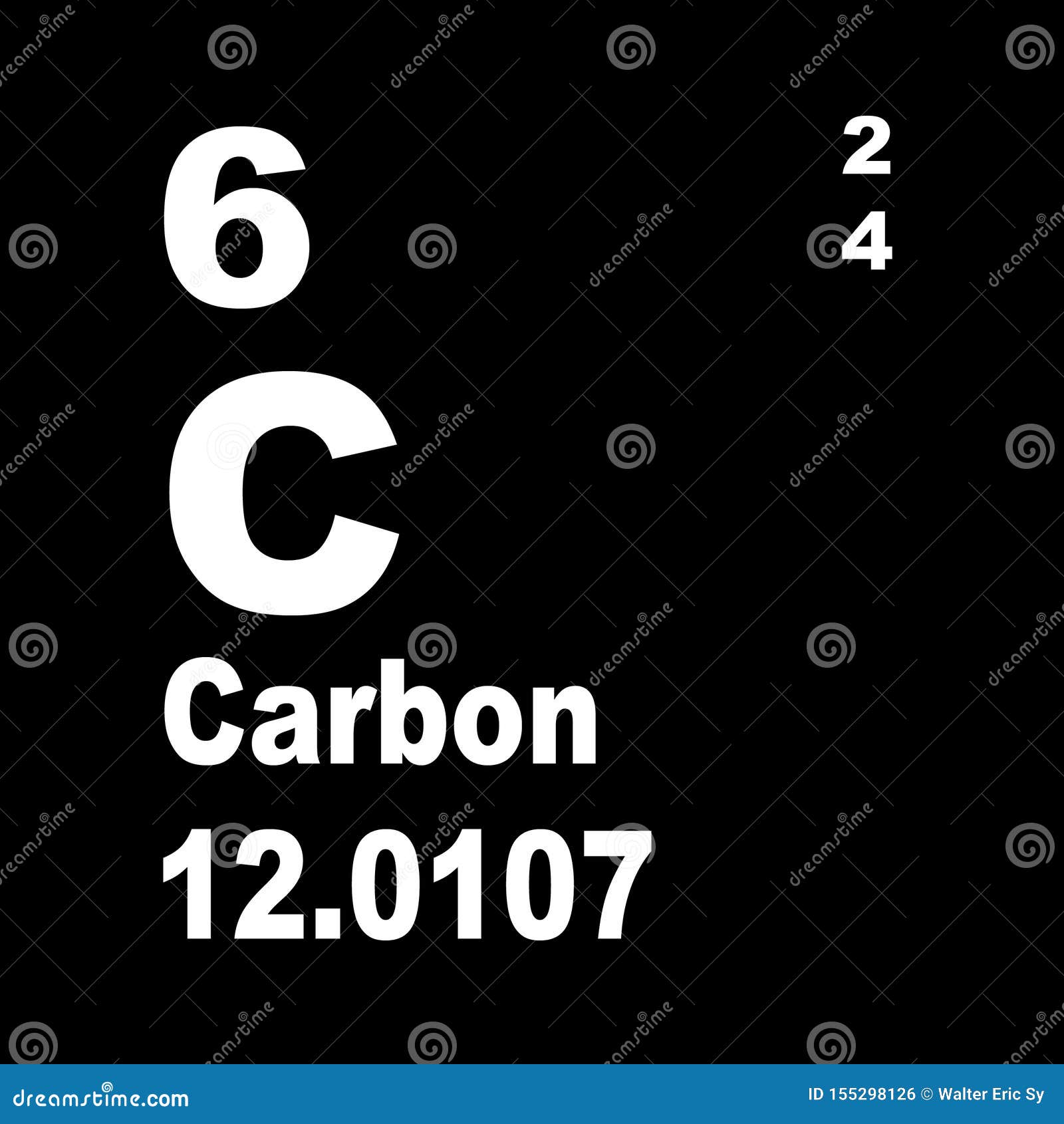 Periodic Table Of Elements: Carbon Stock Photo | CartoonDealer.com ...