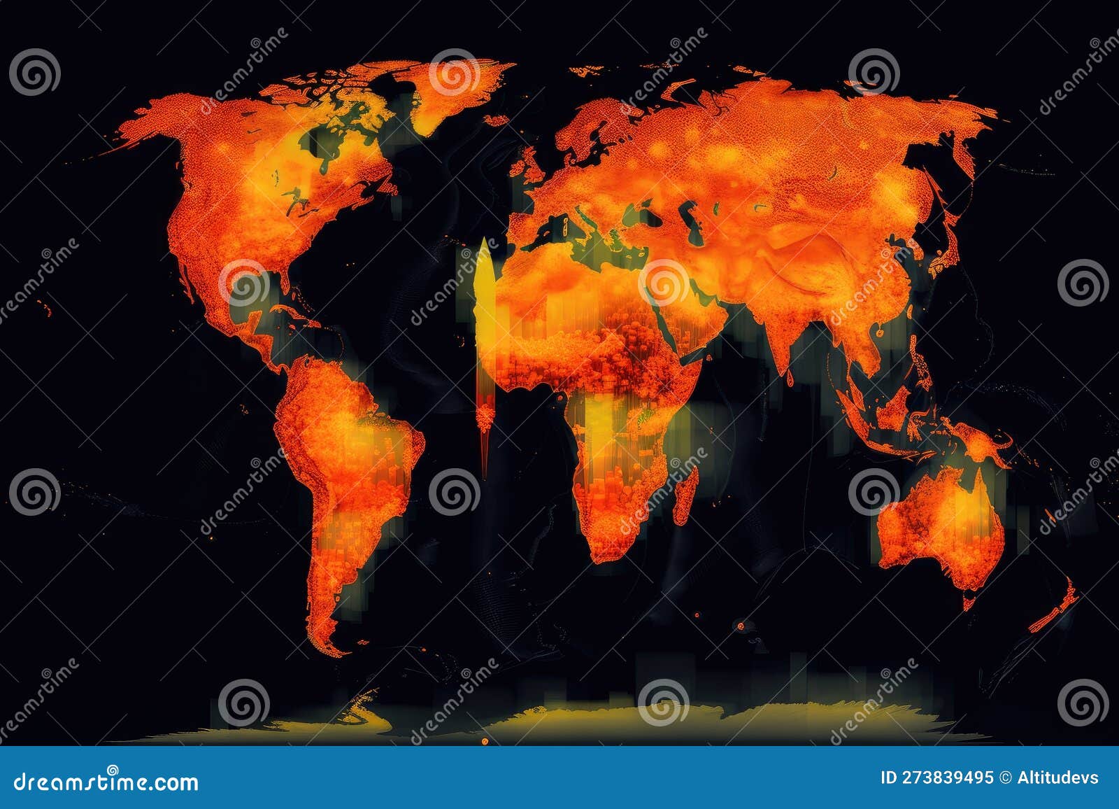 Carbon Dioxide Emissions Visualization, with Overlay of Heatmap To Show ... Carbon Dioxide Emissions Visualization, with Overlay of Heatmap To Show ...