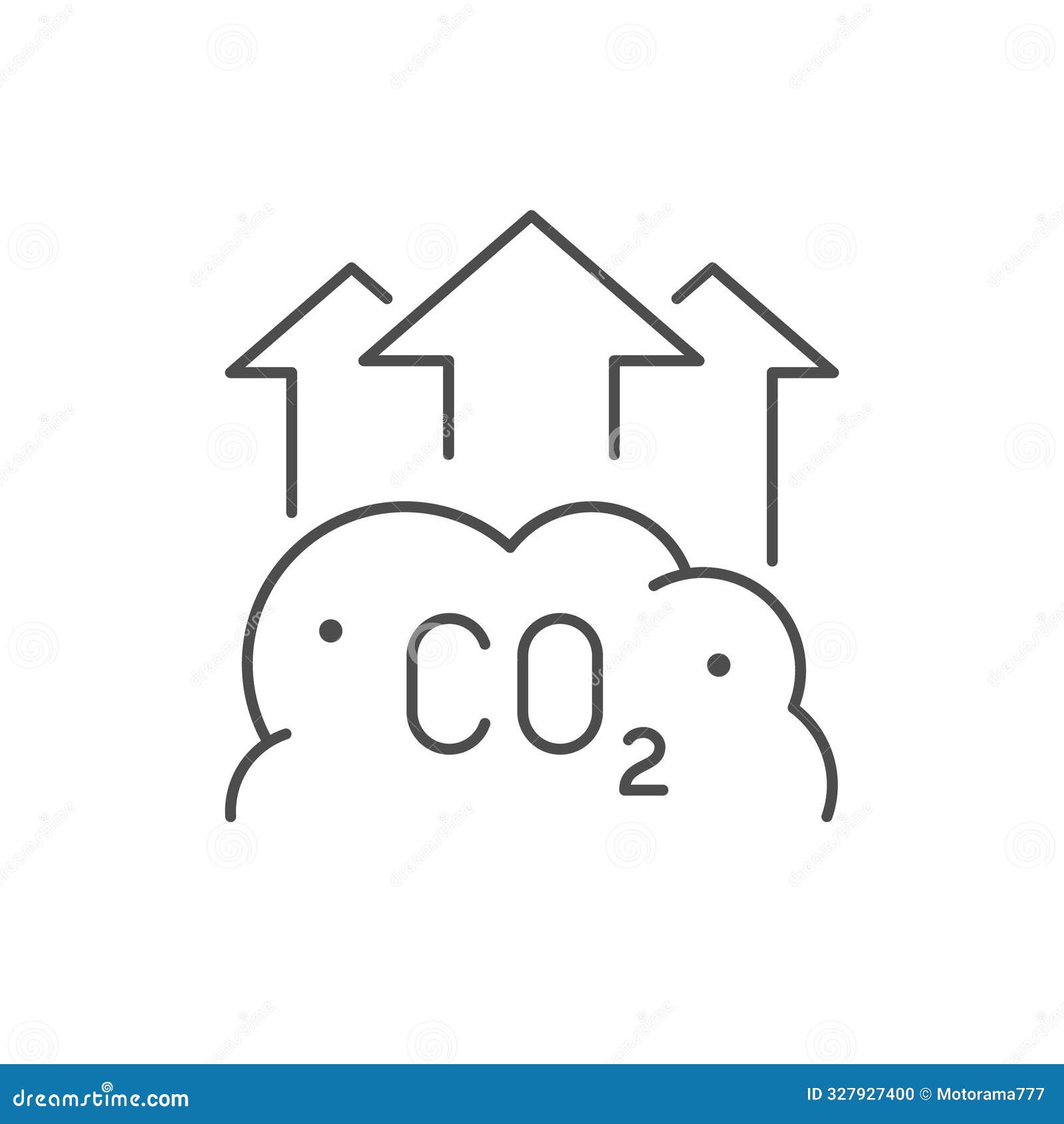 Co2 Emission Increasing Pollution With Fire Burning Fossil Fuels ...