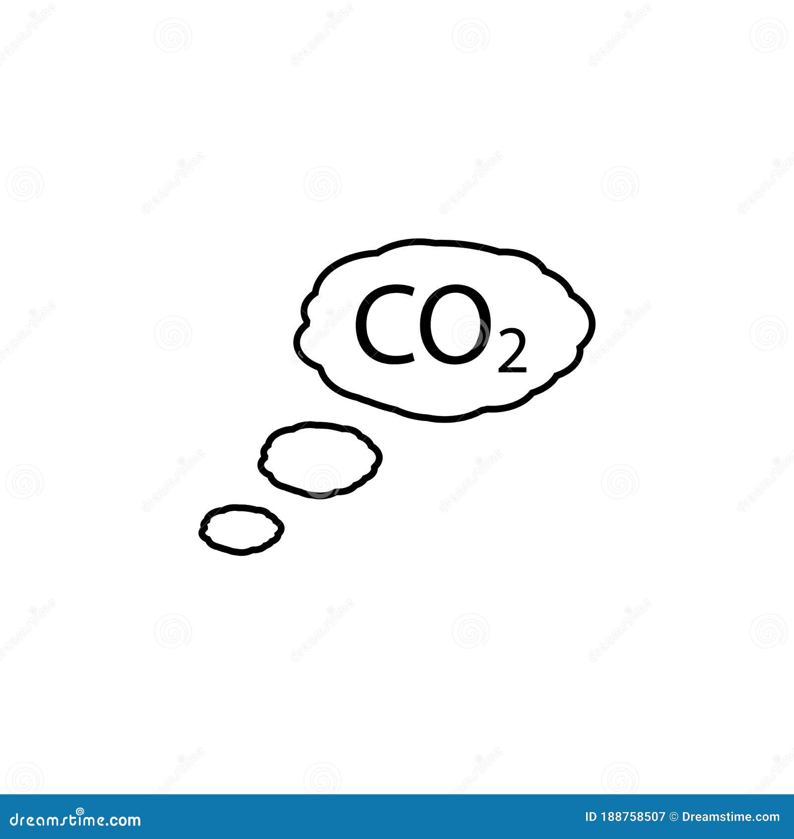 Carbon Dioxide Outline Icon. Element of Ecology Icon for Mobile Concept ...