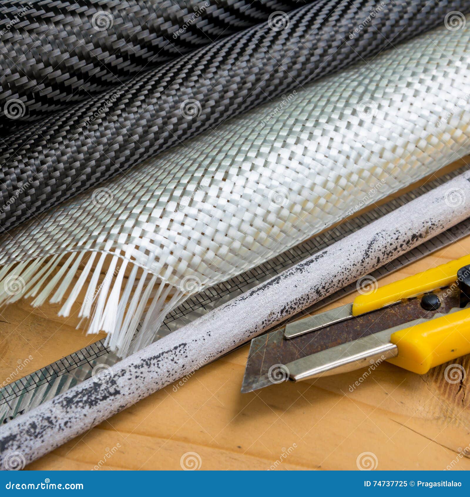 Carbon Fiber Composite Raw Material Background Stock Image - Image of ...