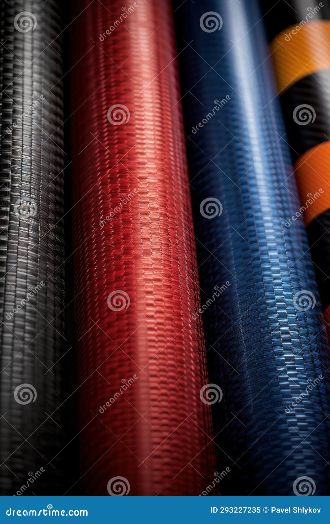 Carbon Fiber Composite Raw Material. Texture Panorama of Color Carbon ...