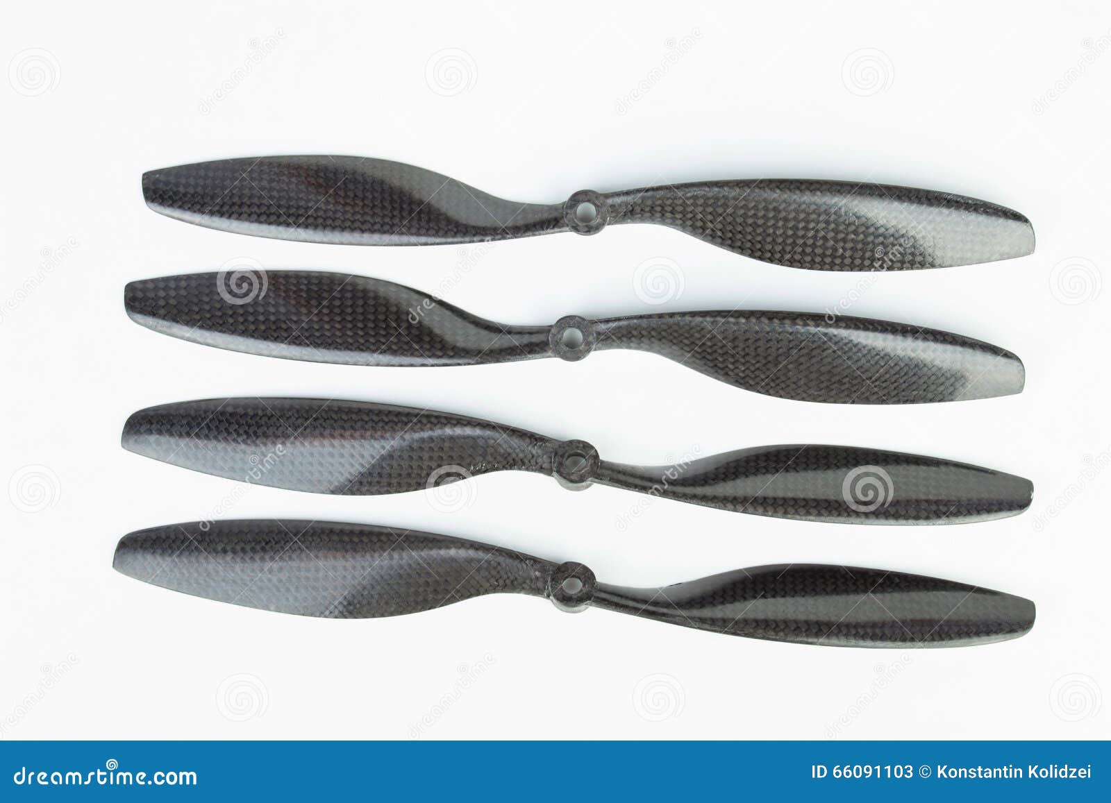 Carbon Fiber Drone Propeller. Stock Image - Image of helicopter ...