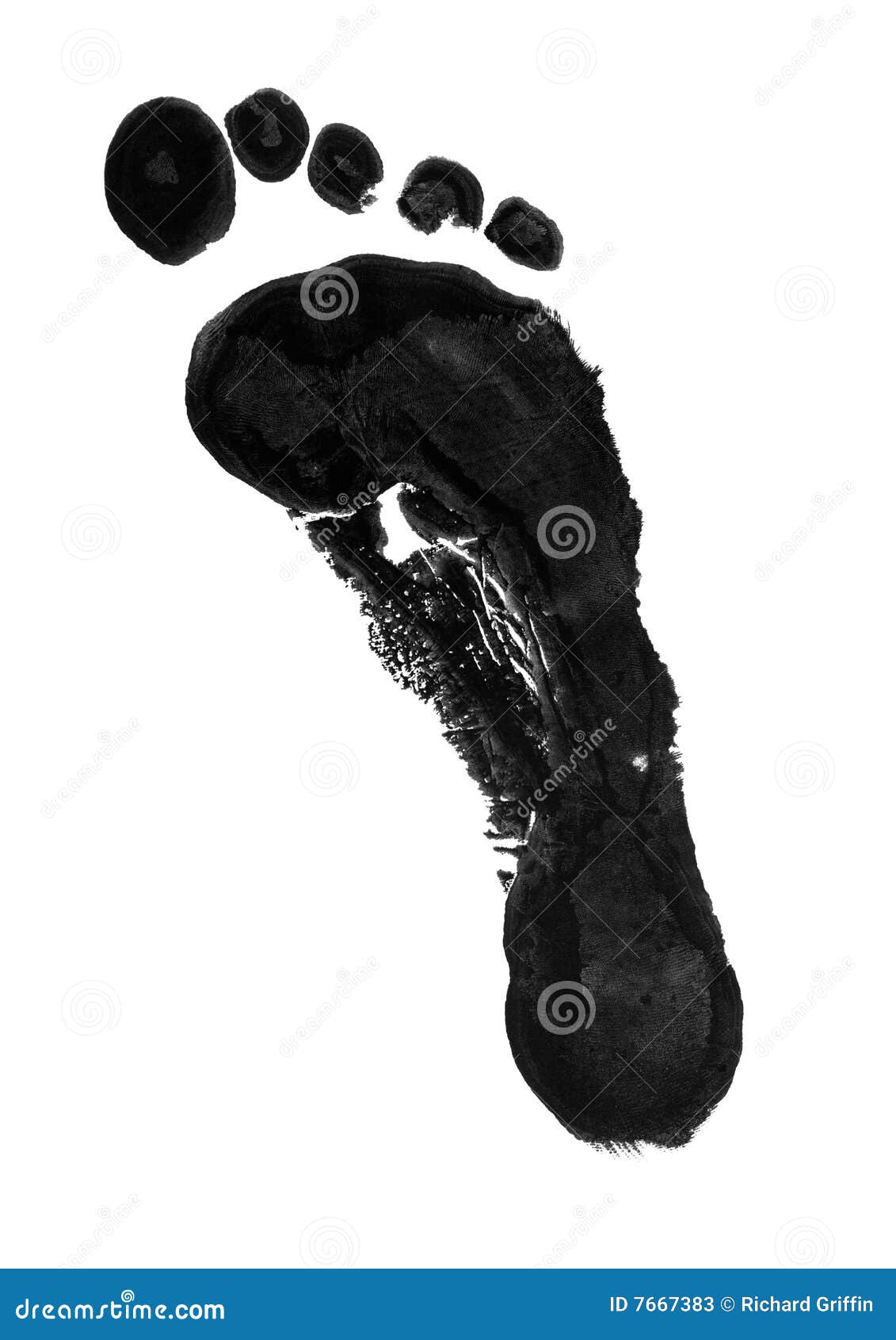 Carbon footprint right stock image. Image of dark, foot - 7667383
