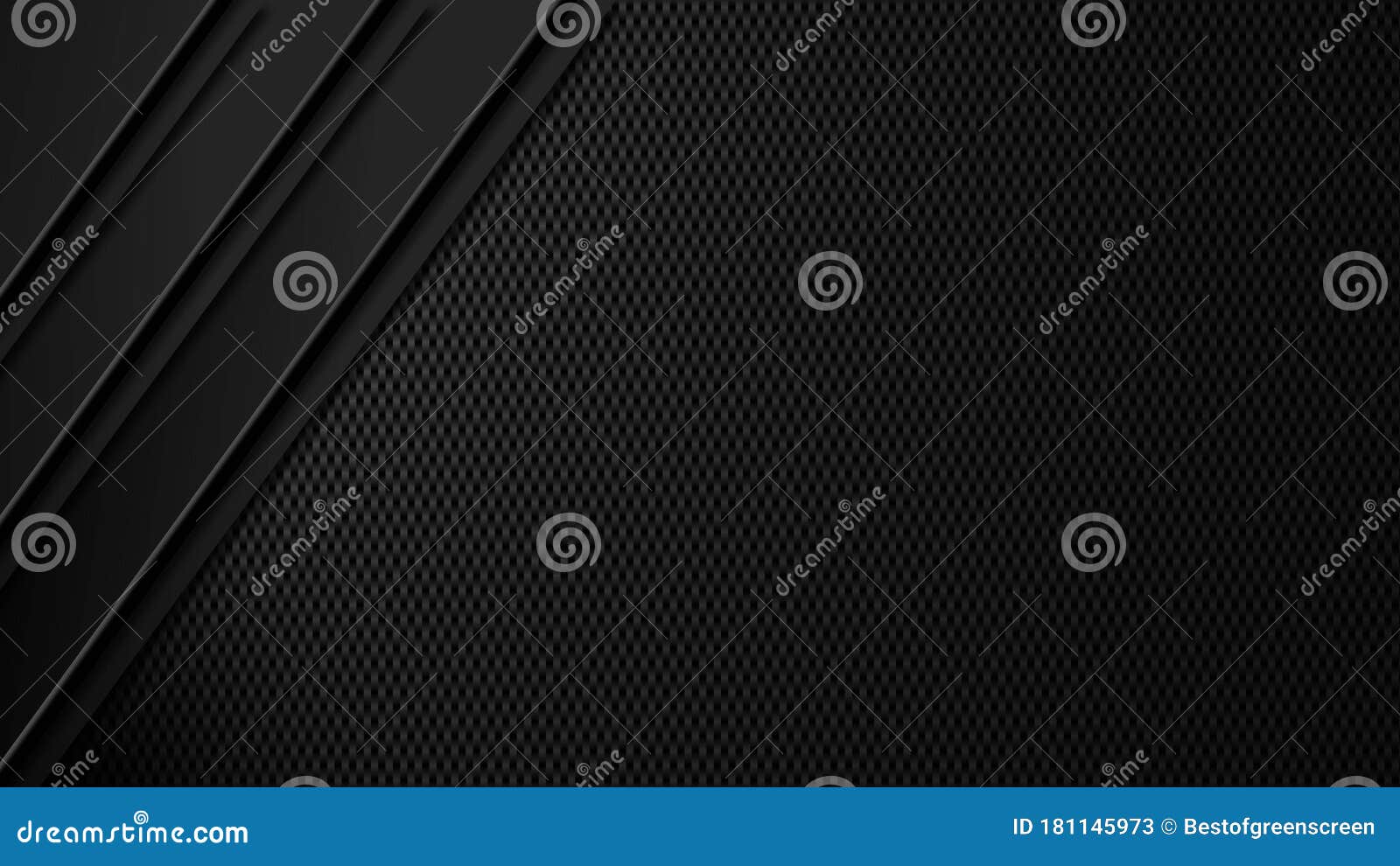 Carbon Graphic Elements Illustrated on Dark Background Stock ...