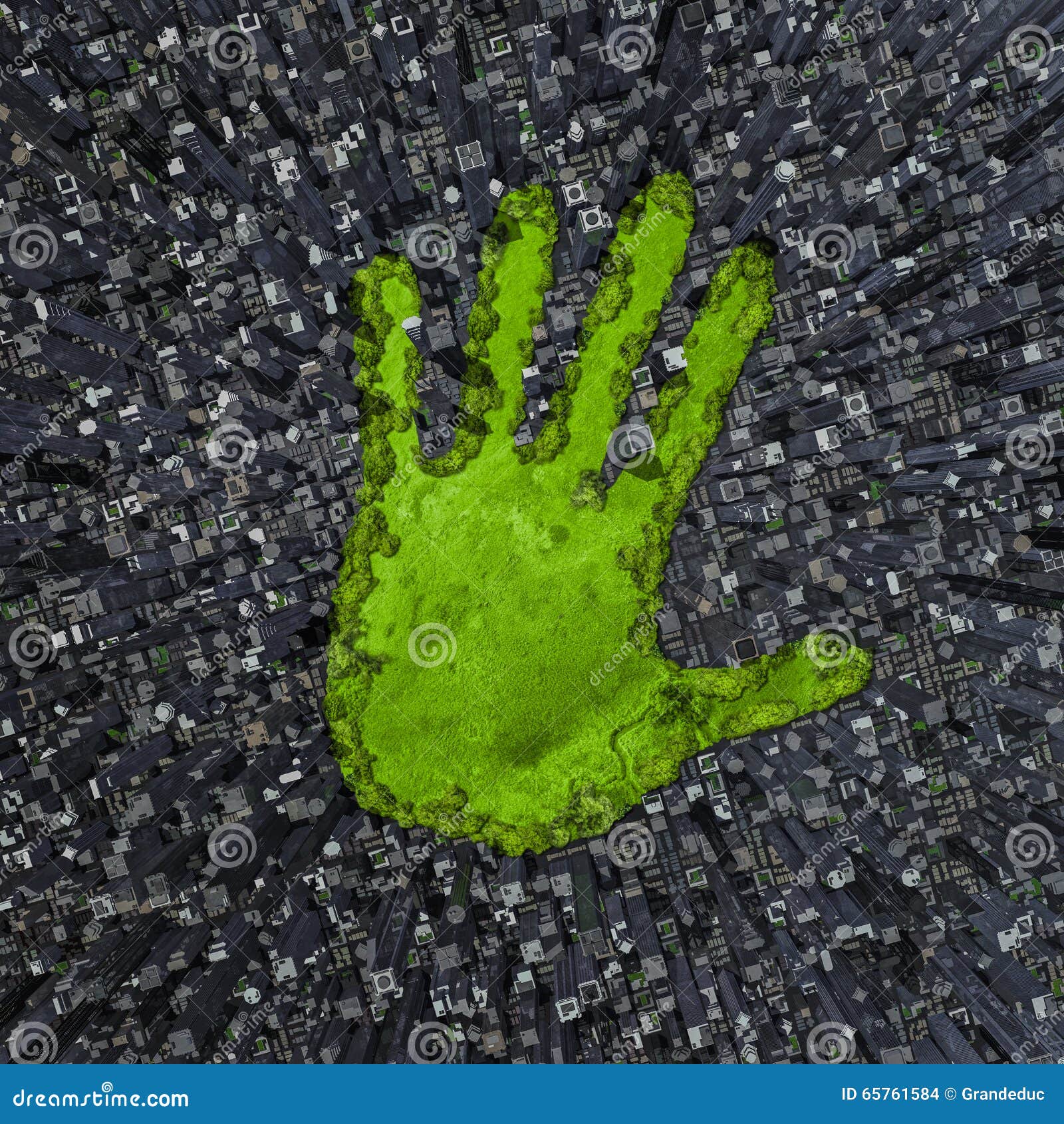 Carbon Handprint Isolated Stock Photography | CartoonDealer.com #4816904