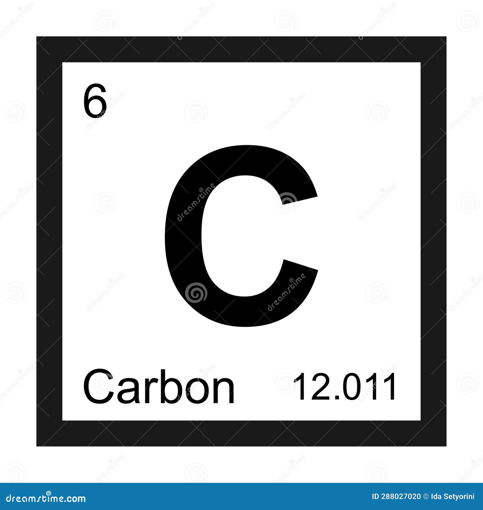 Carbon icon vector stock illustration. Illustration of table - 288027020