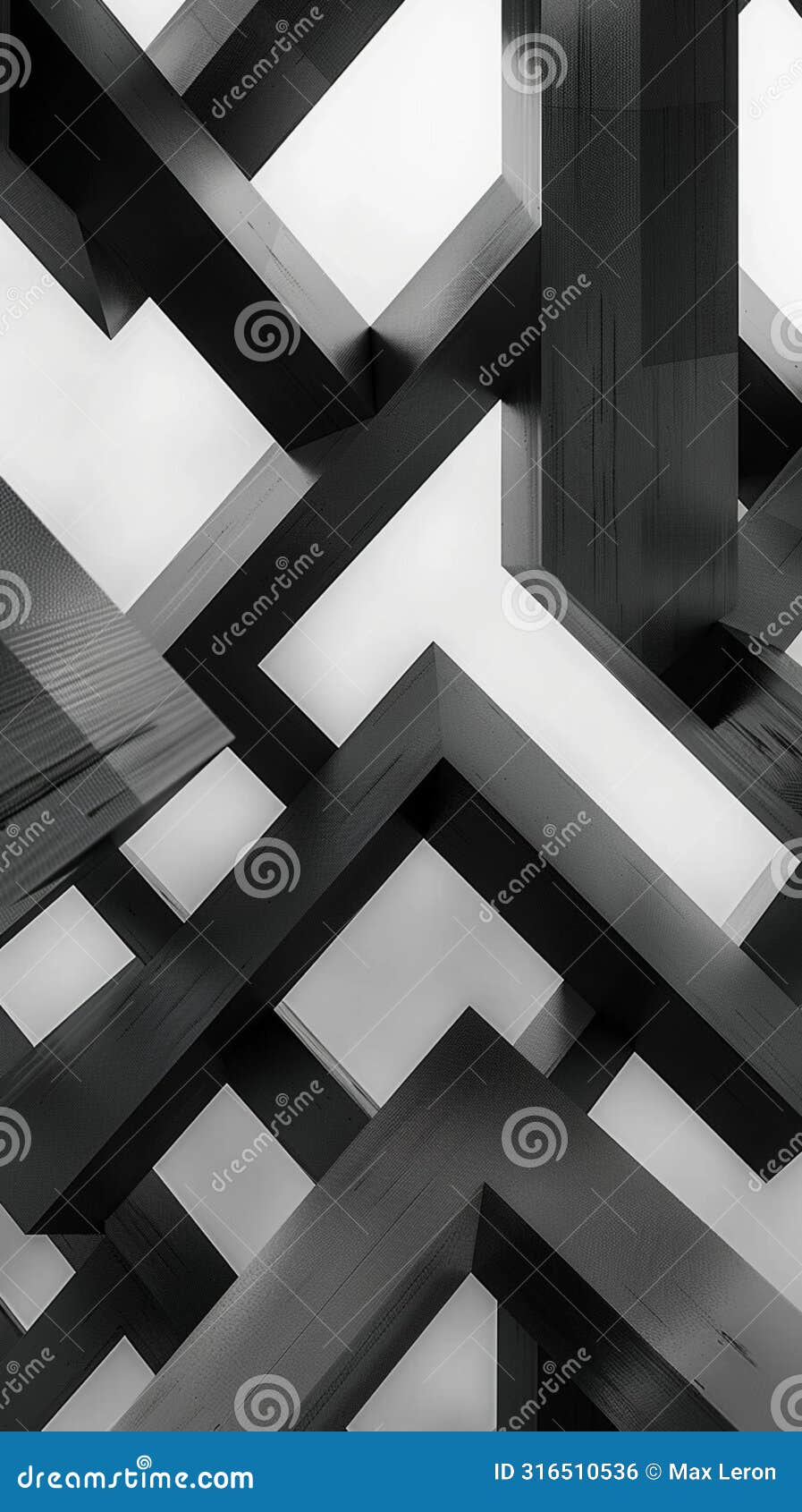 Carbon Maze Corner, in Space, Clean, Simple Stock Illustration ...