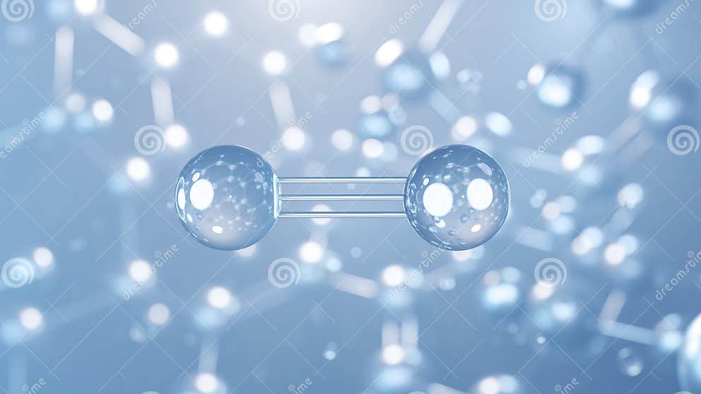 Carbon Monoxide Molecular Structure 3d, Flat Model, Simplest Carbon ...