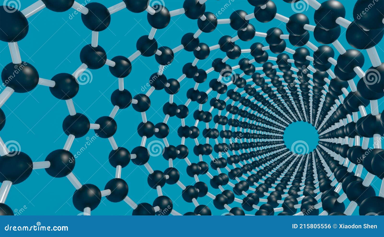 Technological Nano Molecular Cell Design With Glowing, Sci Fi Inspired ...