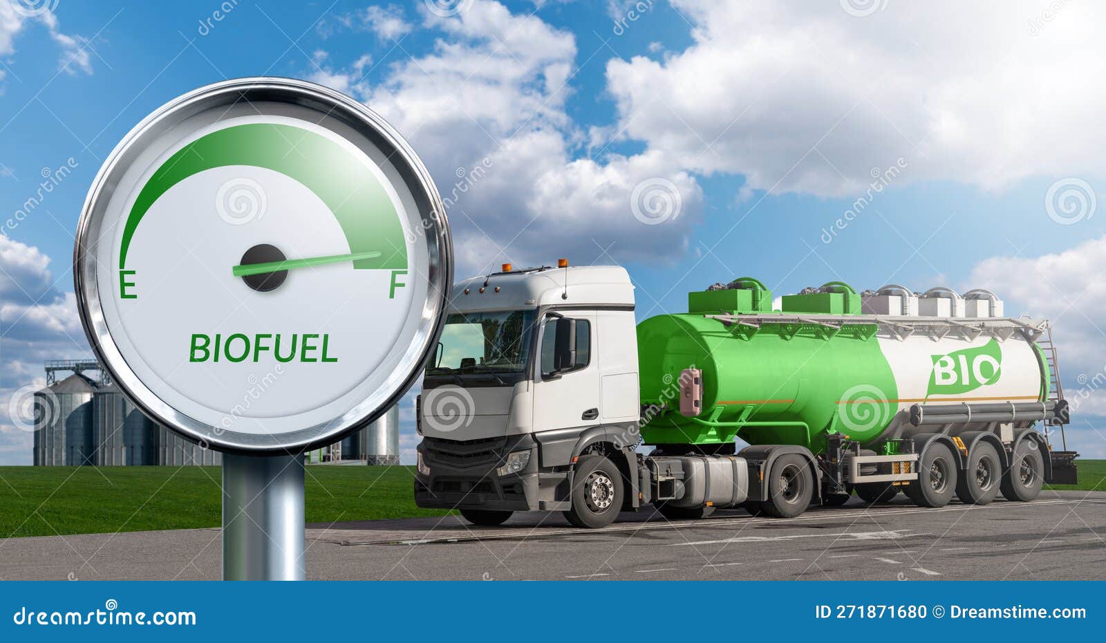 Carbon Neutral Bio Fuel Decarbonization Stock Photo - Image of ...