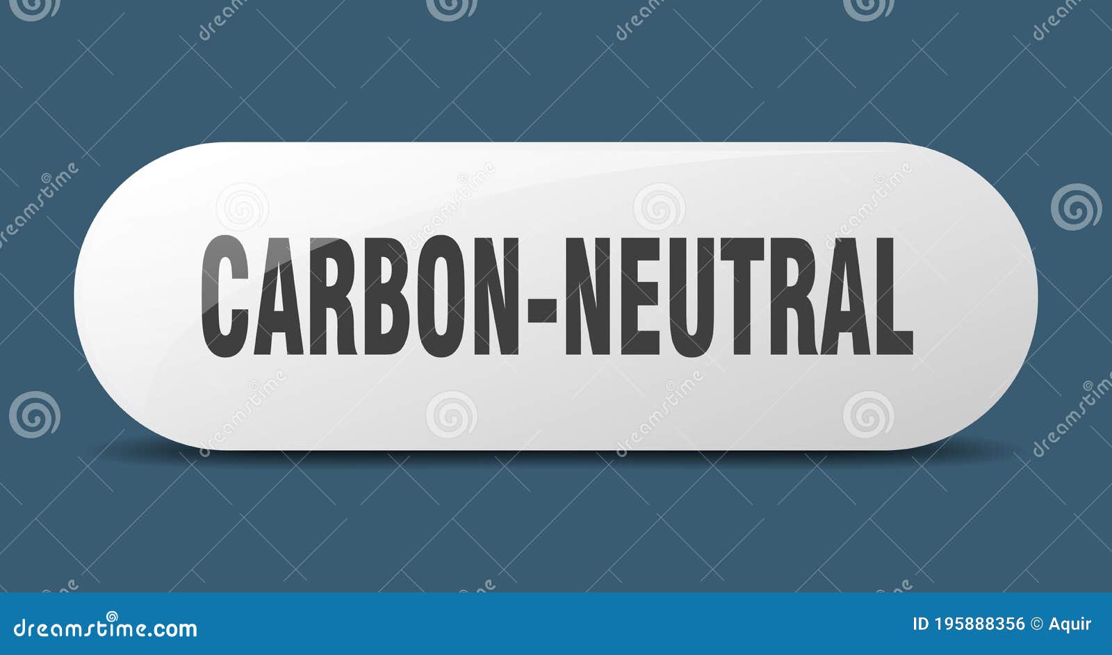 Carbon-neutral Button. Carbon-neutral Sign. Key. Push Button Stock ...