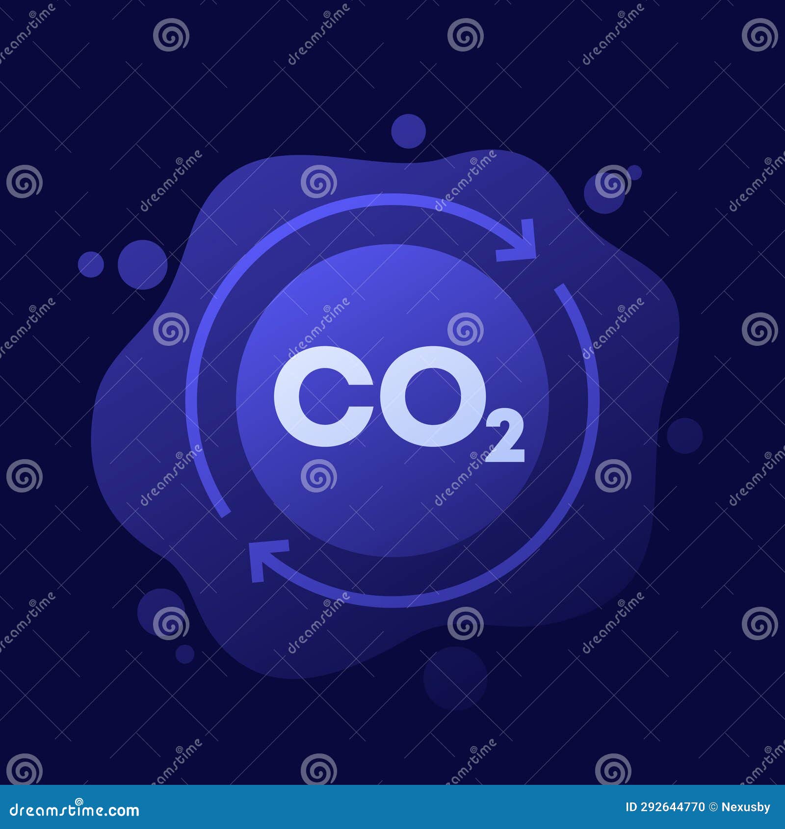 Carbon Offset, Capturing Co2 Gas Icon, Vector Stock Vector ...