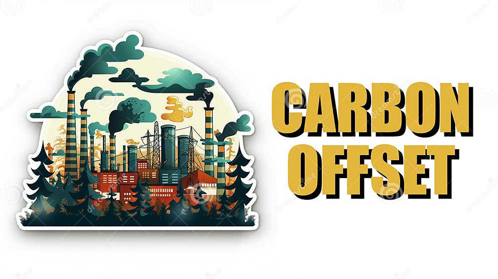 Carbon Offset Logo stock photo. Image of logo, environmental - 318688208
