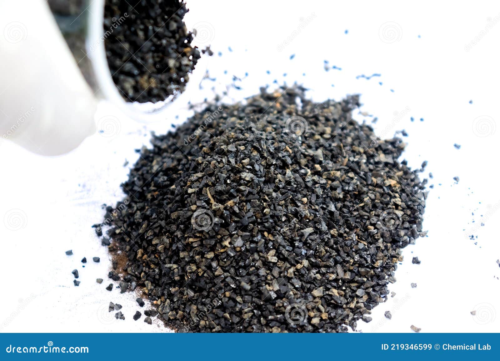 Carbon Powders Used in Industry Stock Image - Image of isolated ...