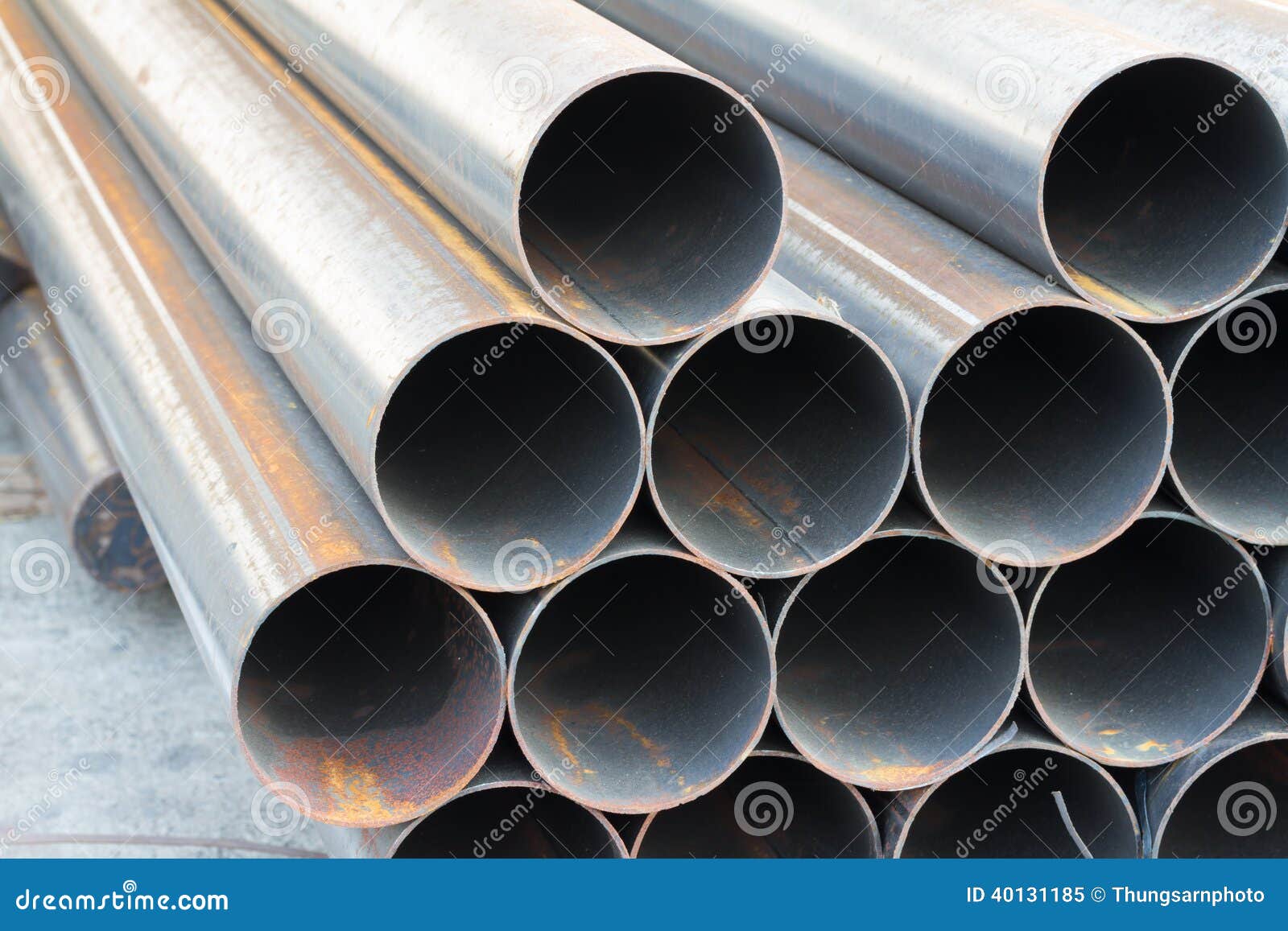 Carbon Steel pipe stock image. Image of pipes, metallic - 40131185