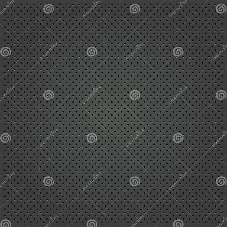 Carbon Texture Seamless Pattern. Black Metal Dot Stock Illustration ...