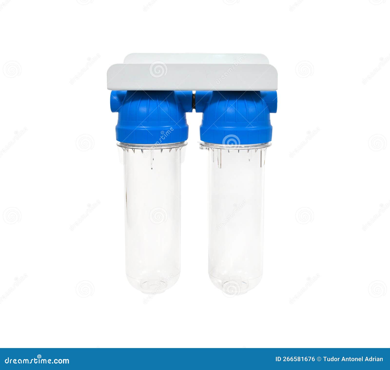 Carbon water filter device stock photo. Image of cleaning - 266581676