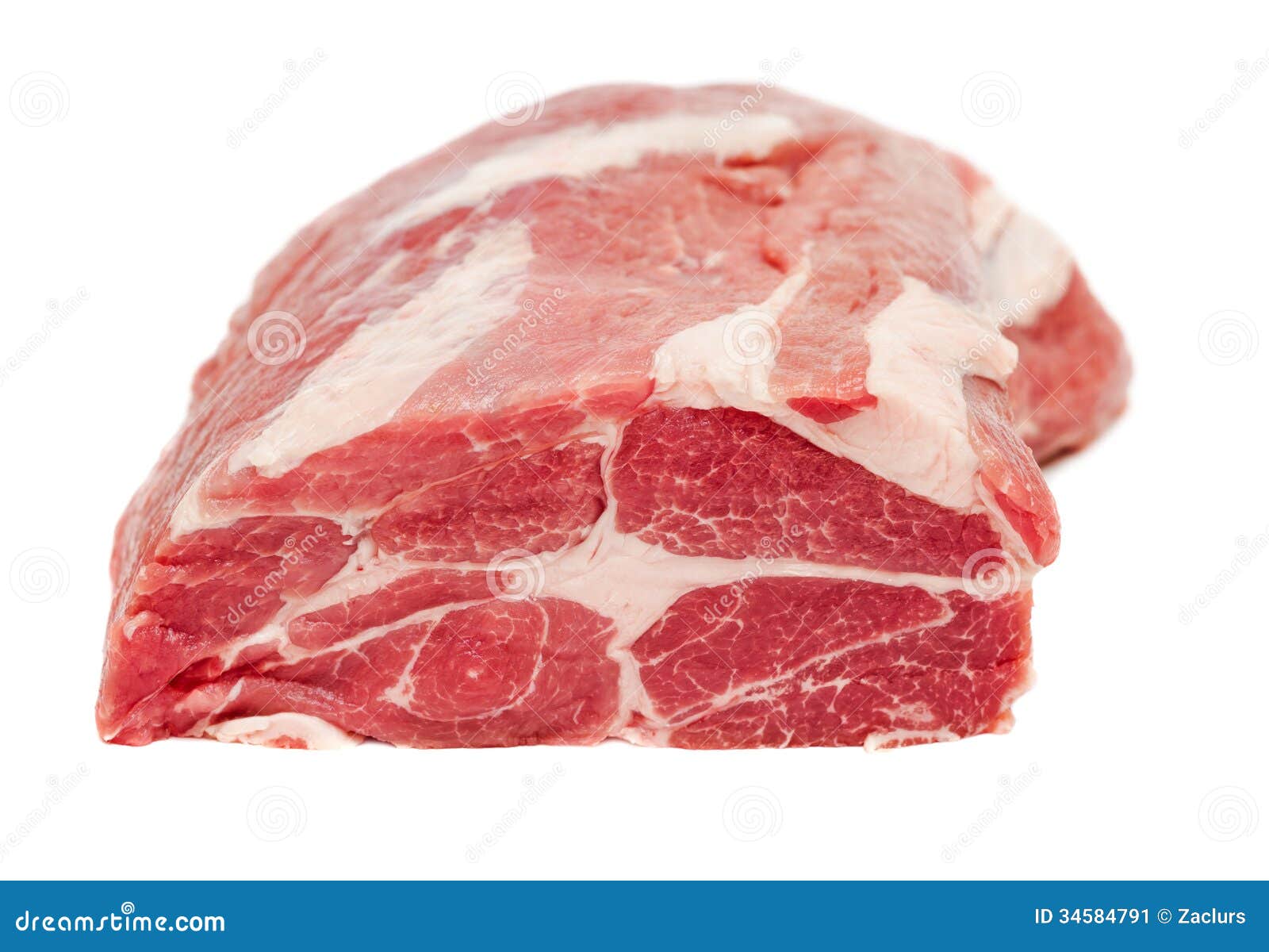 Carbonade de cou de porc image stock. Image of isolement - 34584791