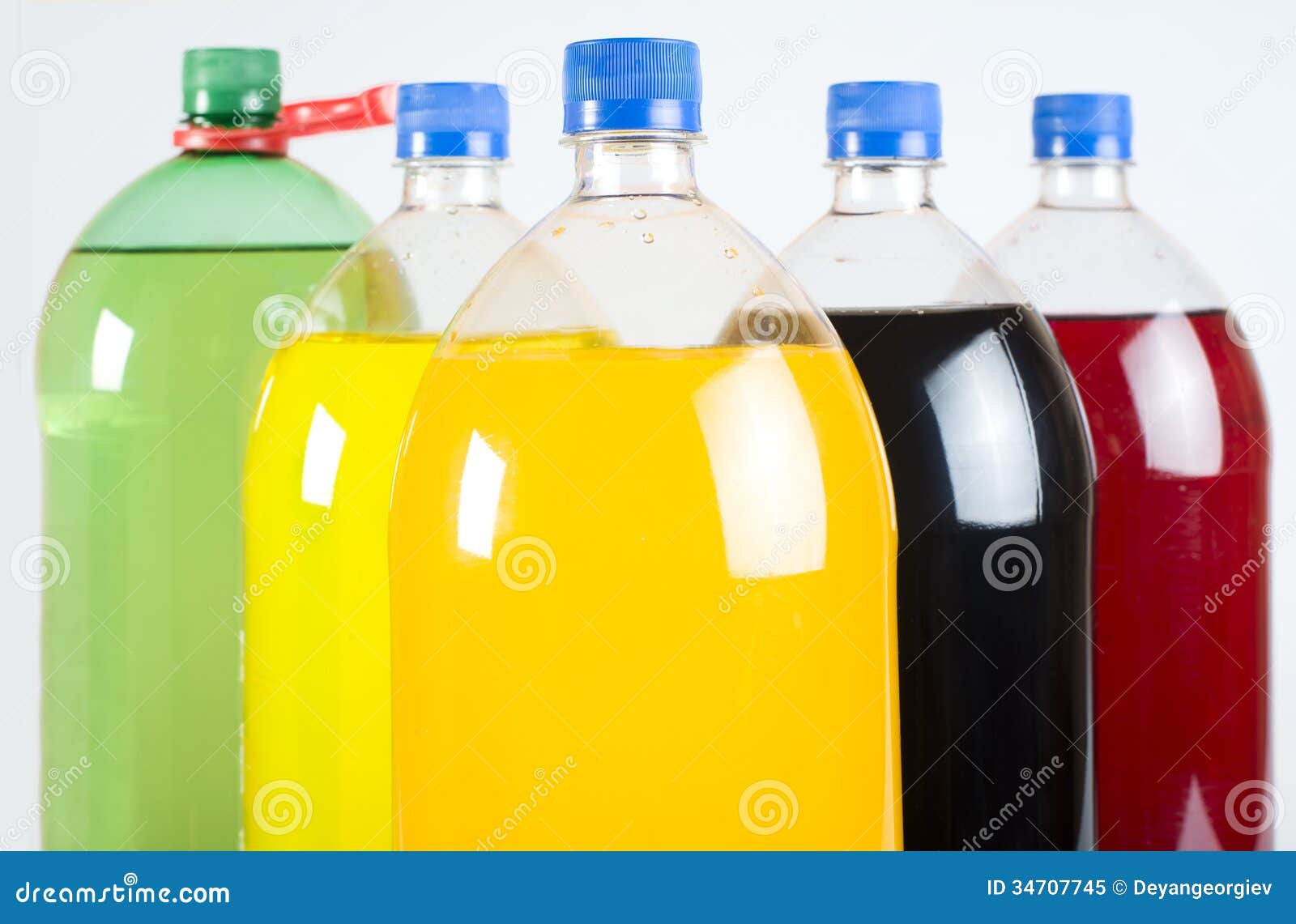 Carbonated Drinks In Plastic Bottles Royalty-Free Stock Photo ...