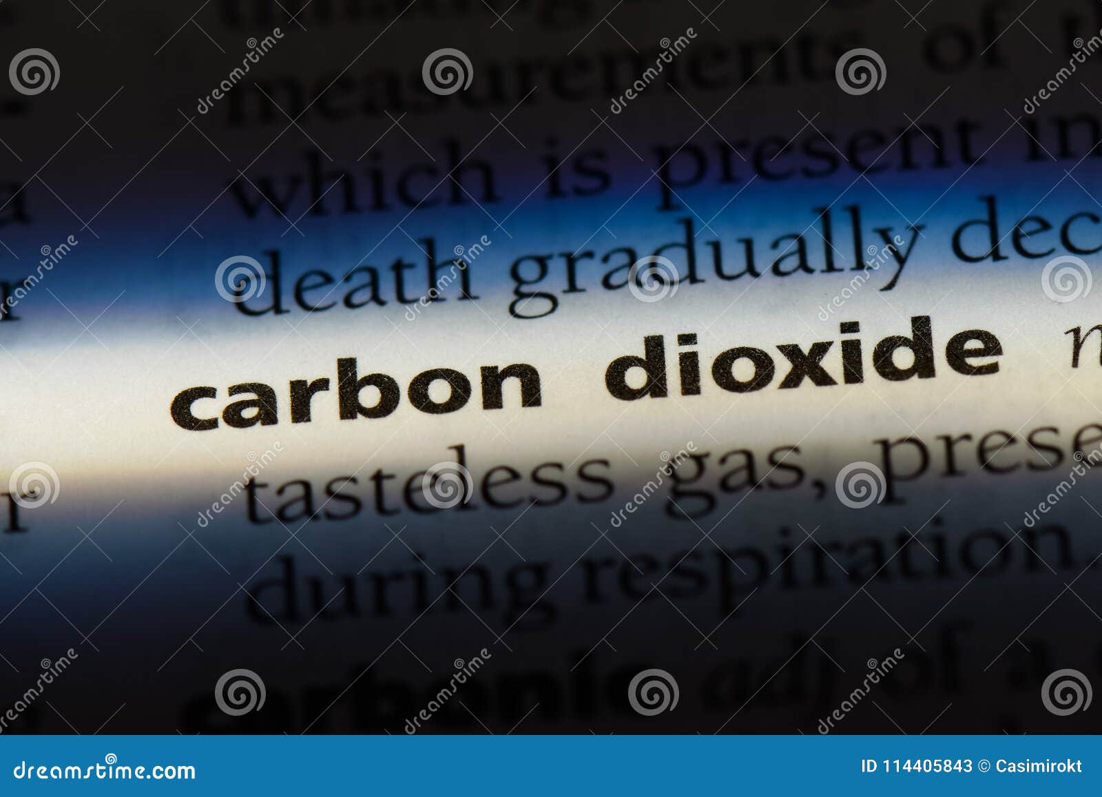 Carbondioxide stock image. Image of book, carbon, word - 114405843