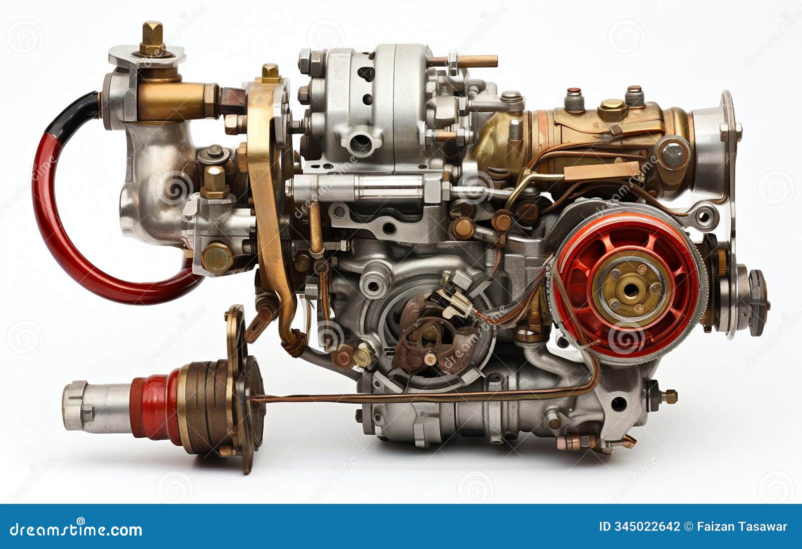 Carburetor Fuel System Internal Combustion Stock Photo - Image of ...