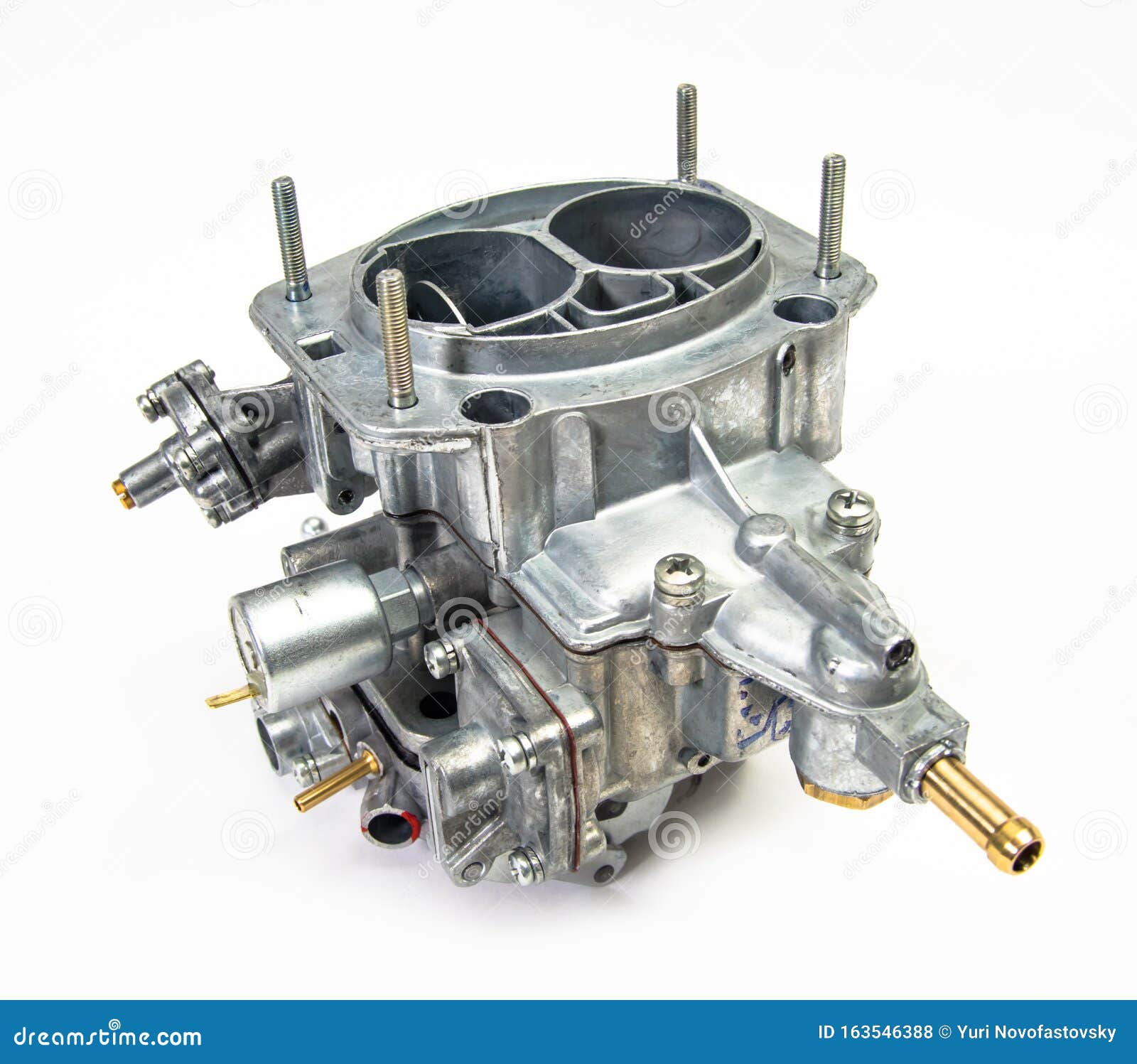 Car Carburetor For Combustion Engine Isolated On White Background ...