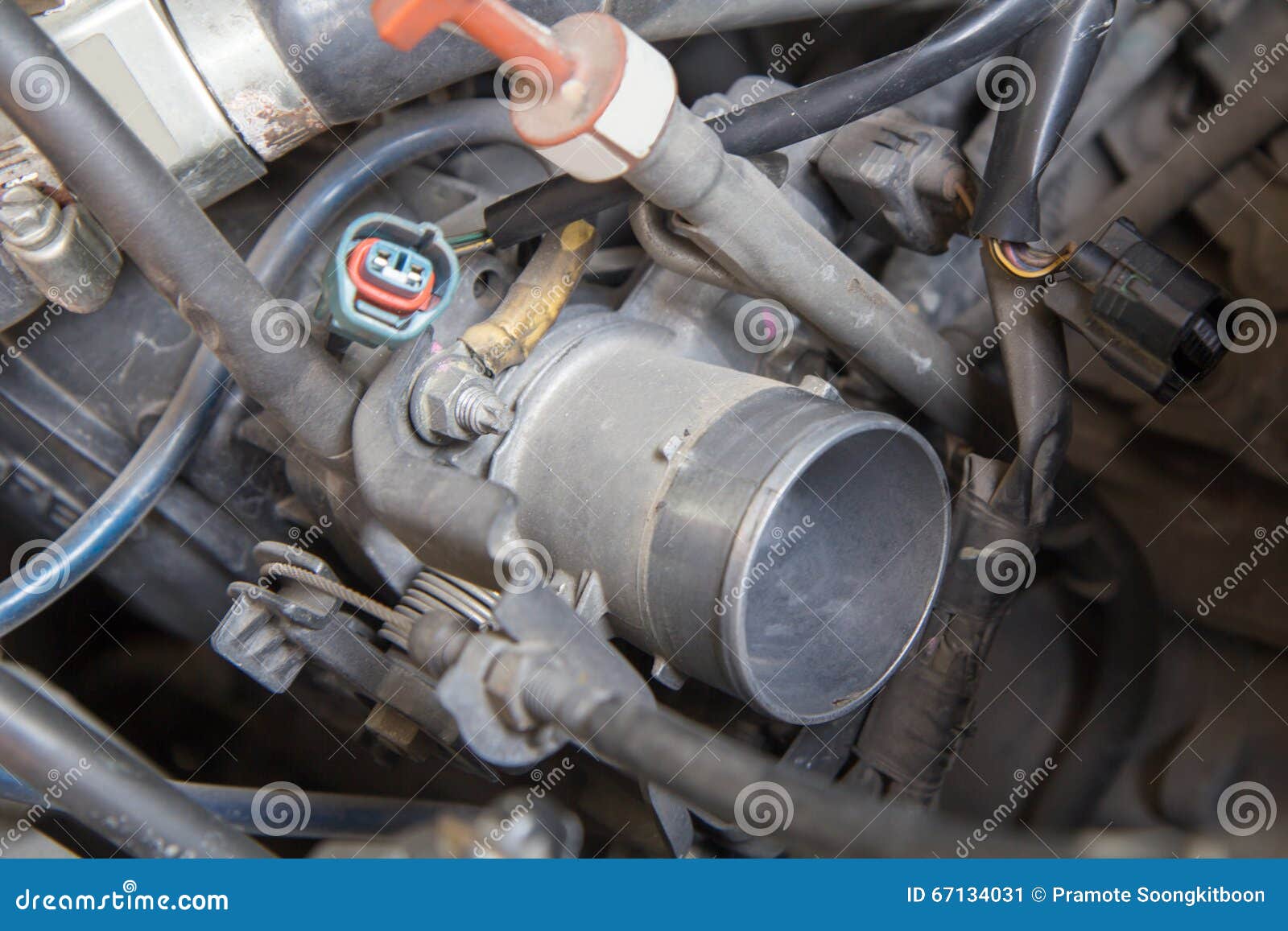 Carburetor of old car stock image. Image of mechanical - 67134031